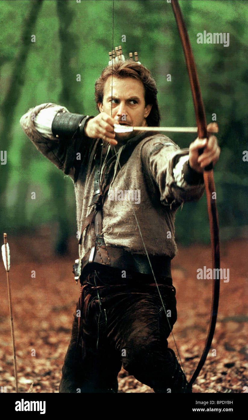 Kevin Costner As Robin Hood Film Title Robin Hood Banque d'image et ...