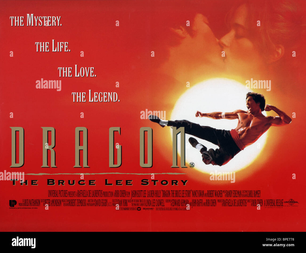 The Bruce Lee Story Jason Scott Lee 1993 Banque d'image et photos - Alamy