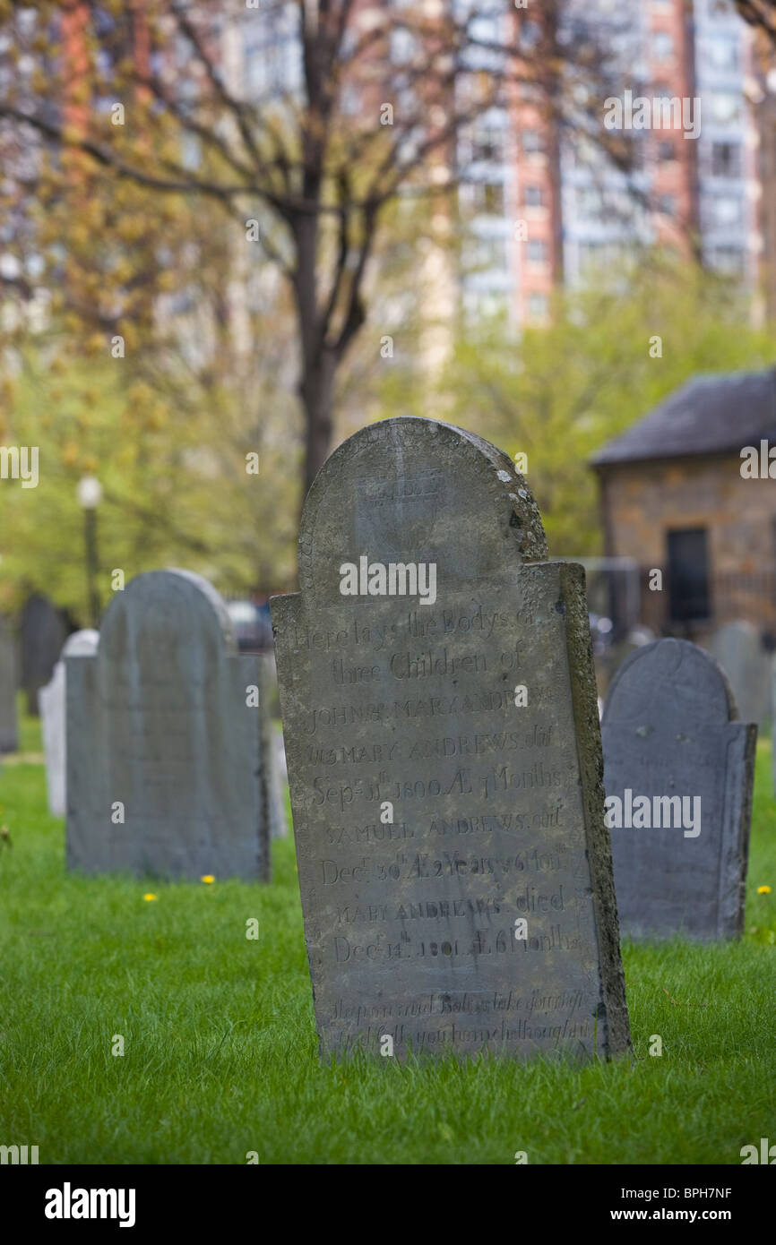 Boston cemetery Banque de photographies et d’images à haute résolution ...