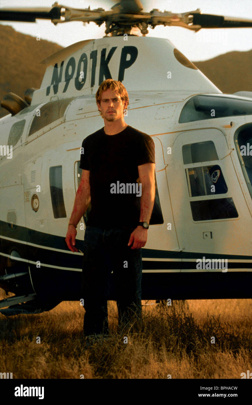 PAUL WALKER THE FAST AND THE FURIOUS (2001) Photo Stock