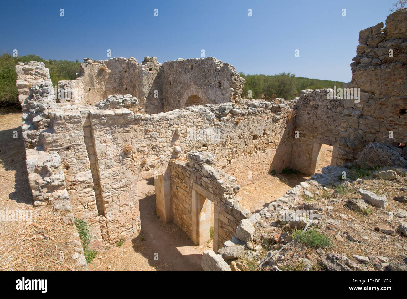 Roman ruins crete greece Banque de photographies et d’images à haute ...