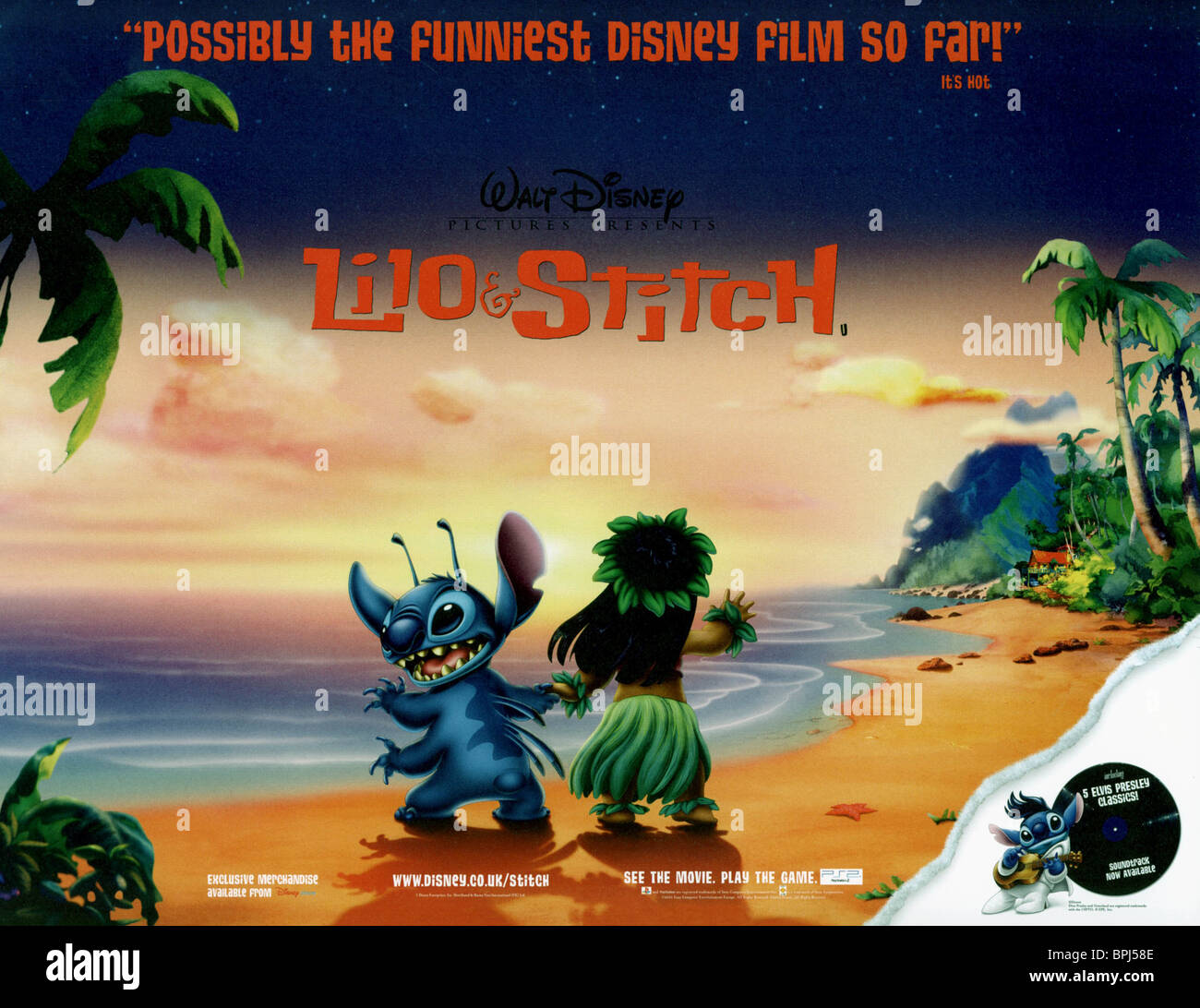 Lilo Stitch Comme Lilo Stitch Titre Du Film Lilo Stitch Banque d'image ...