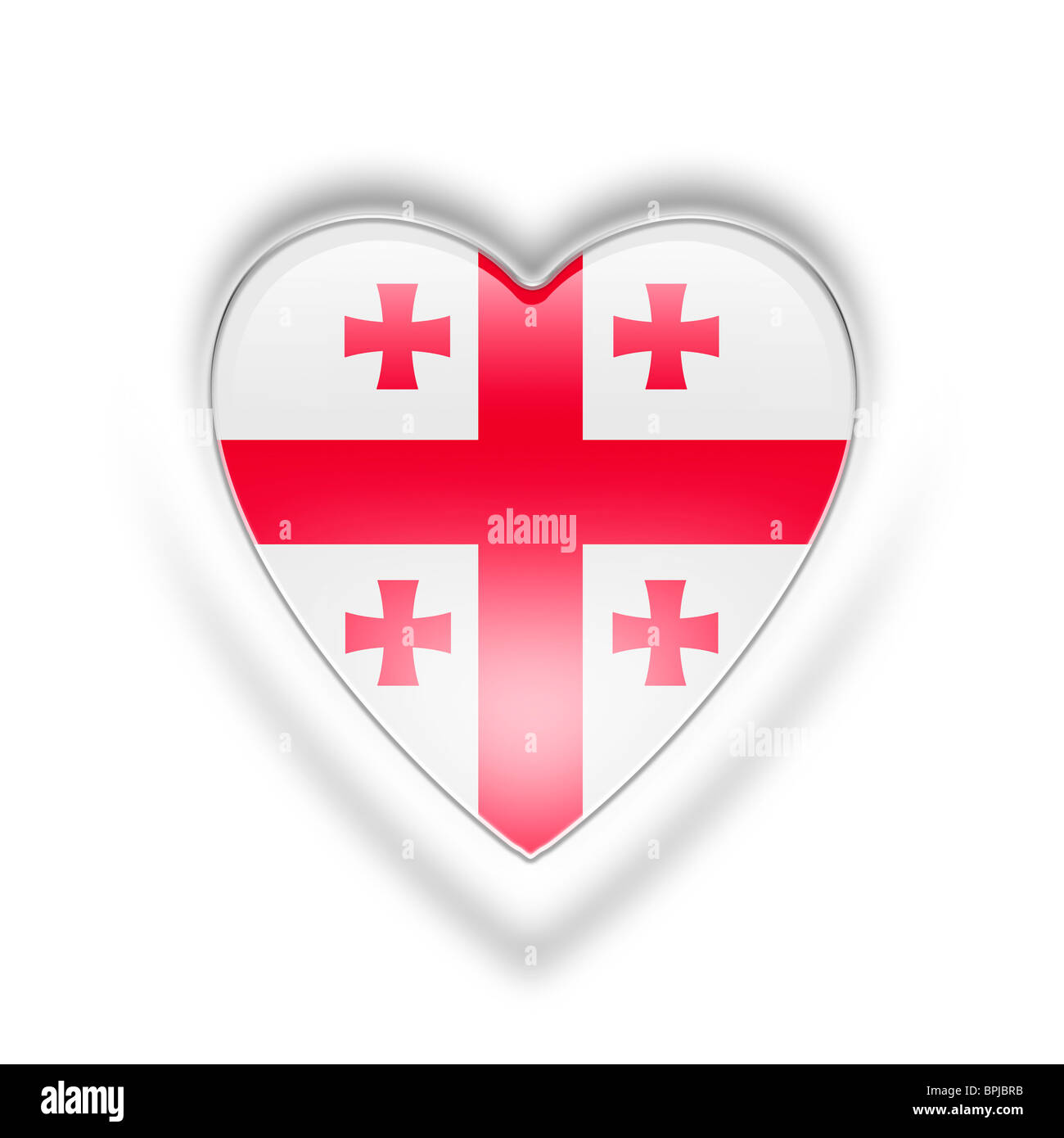 Drapeau georgie Banque de photographies et d’images à haute résolution ...