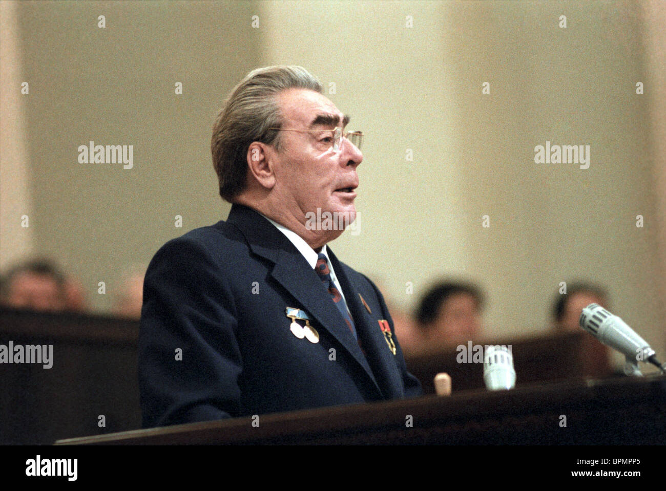 Ussr Leonid Brezhnev Banque d'image et photos - Alamy