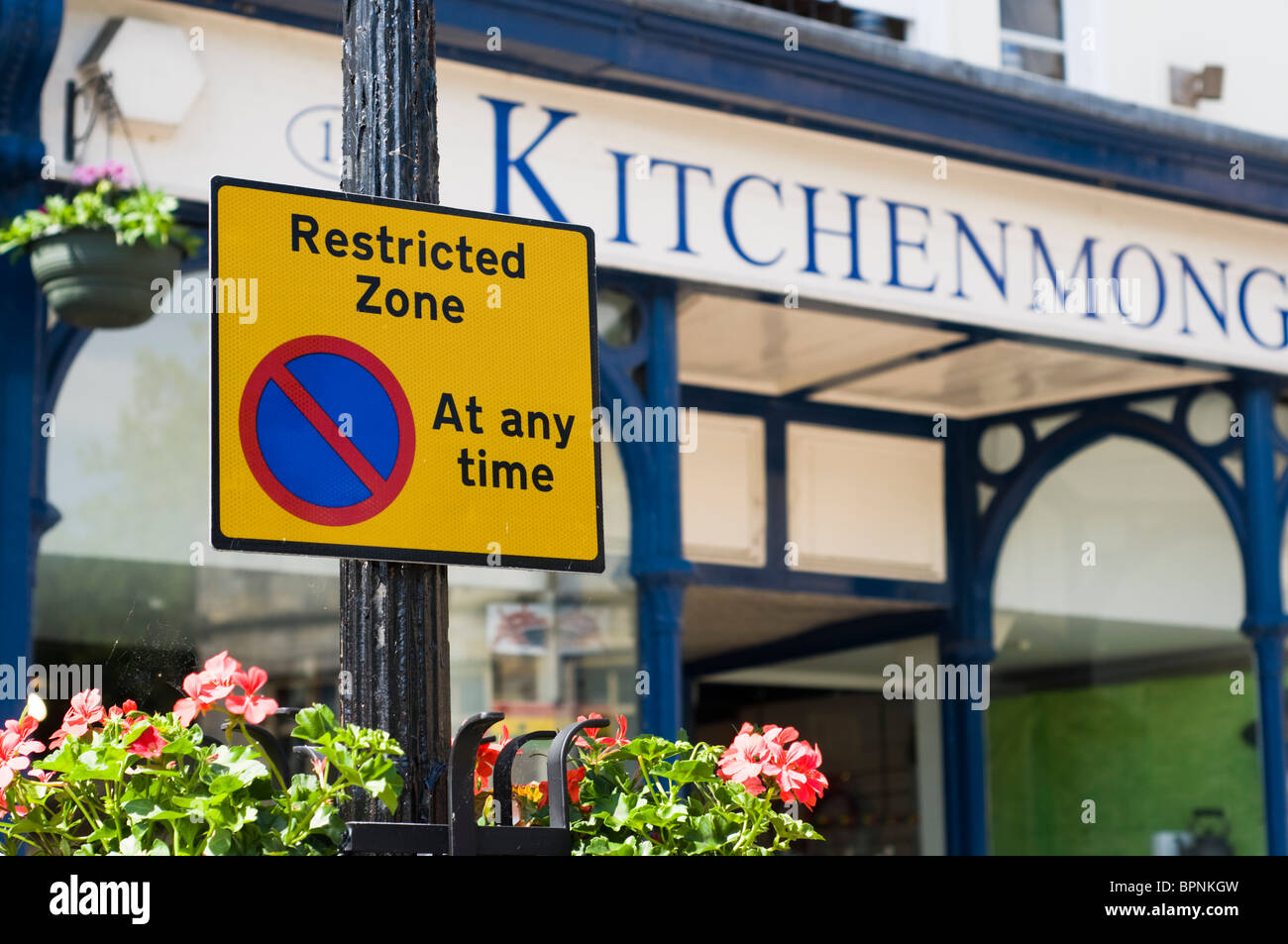 Panneau de zone restreinte Banque de photographies et d’images à haute ...