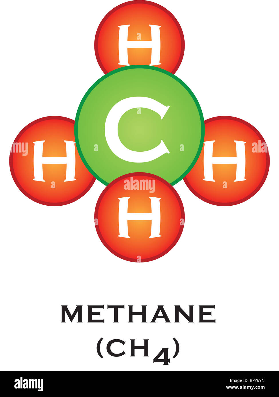 Methane molecule Banque de photographies et d’images à haute résolution ...
