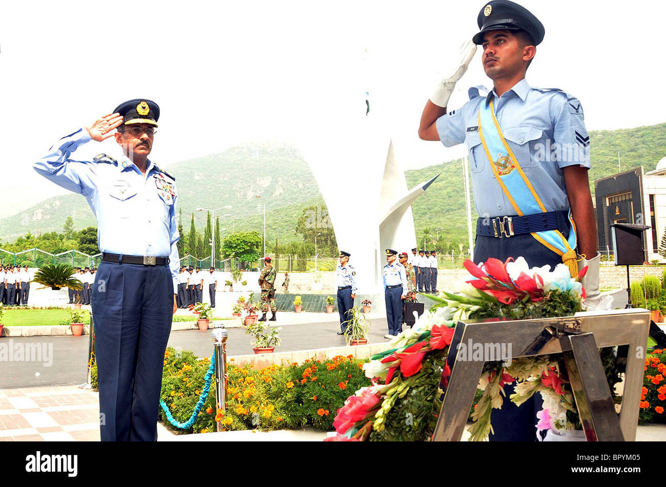 Chef de la Force aérienne de la Force aérienne, l'Air Chief Marshal.Rao ...