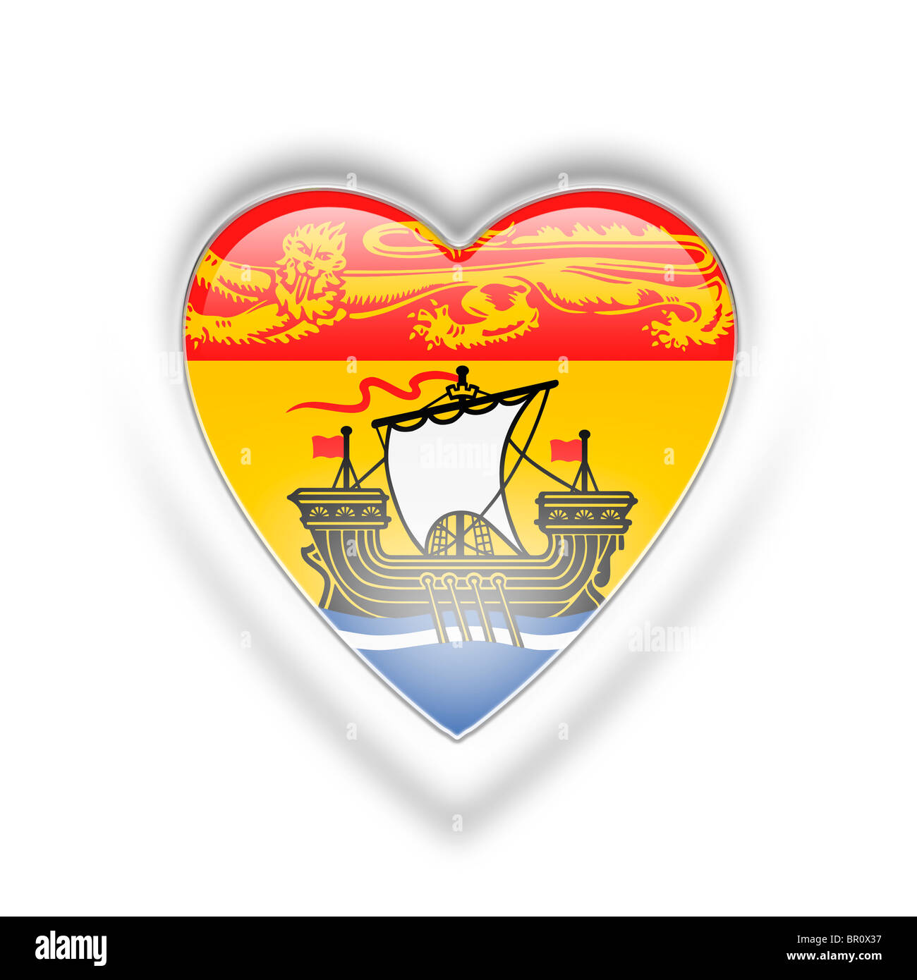 Drapeau du nouveau brunswick Banque de photographies et d’images à ...