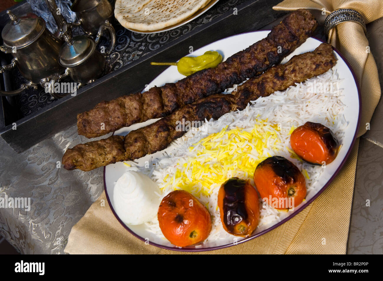 Chelo kebab Banque de photographies et d’images à haute résolution - Alamy