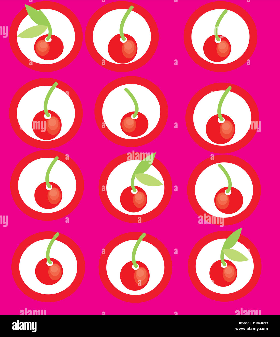 Motif de cerises Banque d'image et photos - Alamy