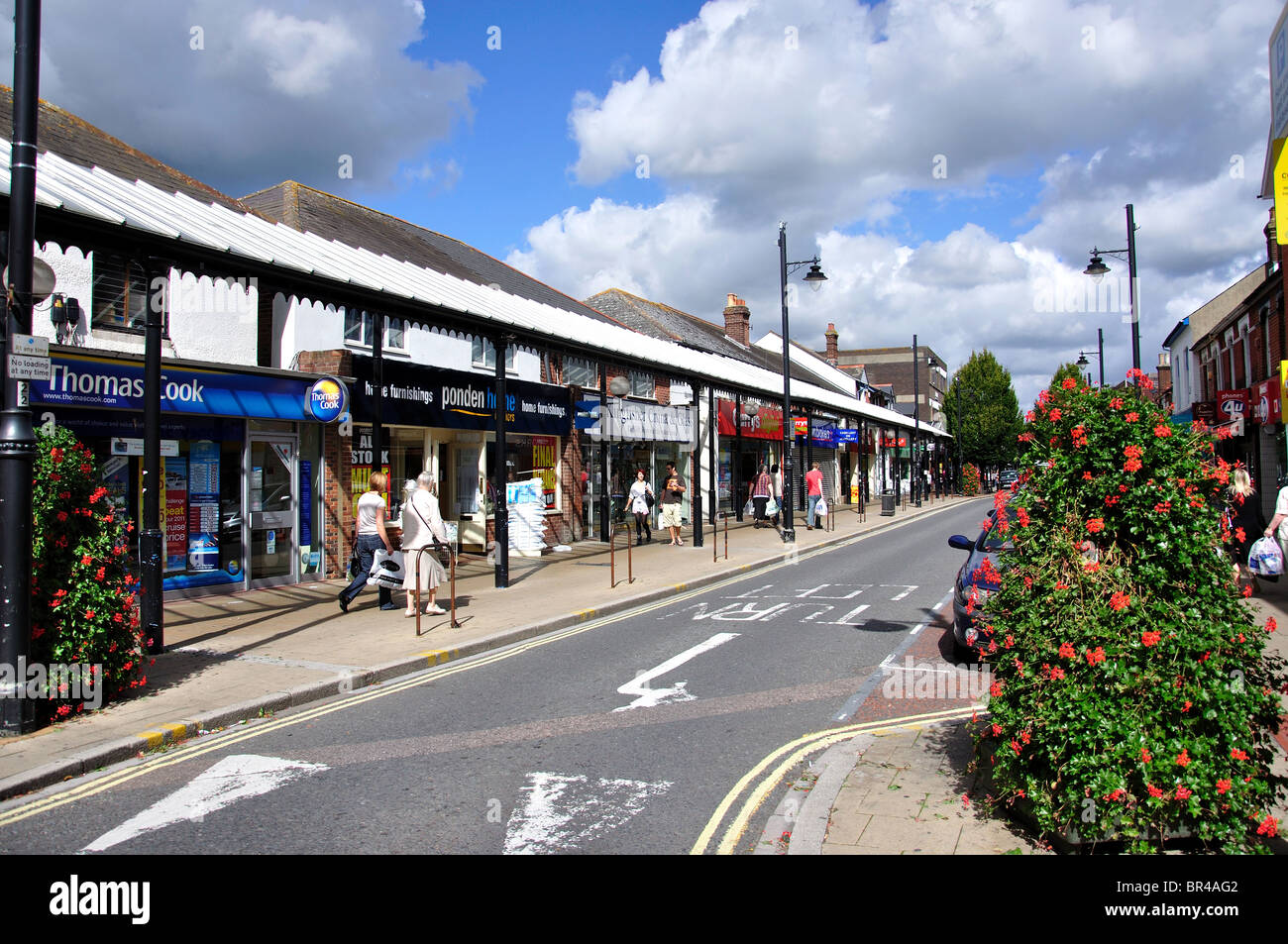Market Street, Eastleigh, Hampshire, Angleterre, Royaume-Uni Photo ...