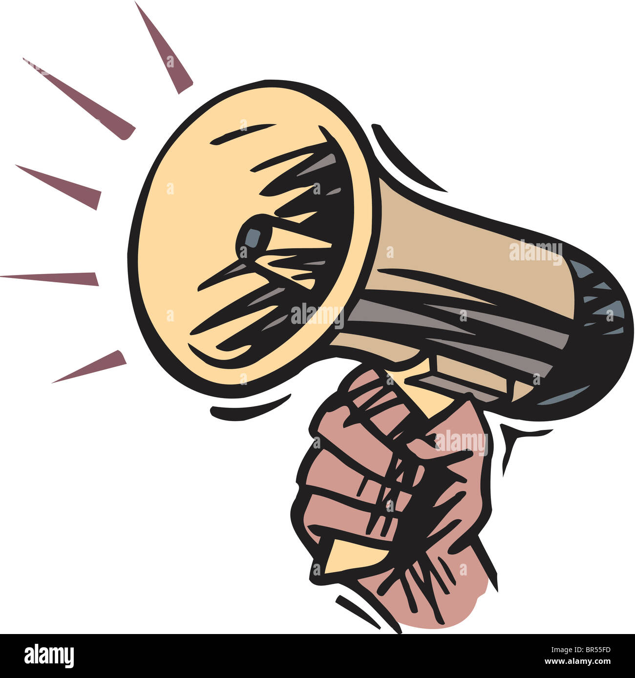 Main de corne Banque de photographies et d’images à haute résolution ...