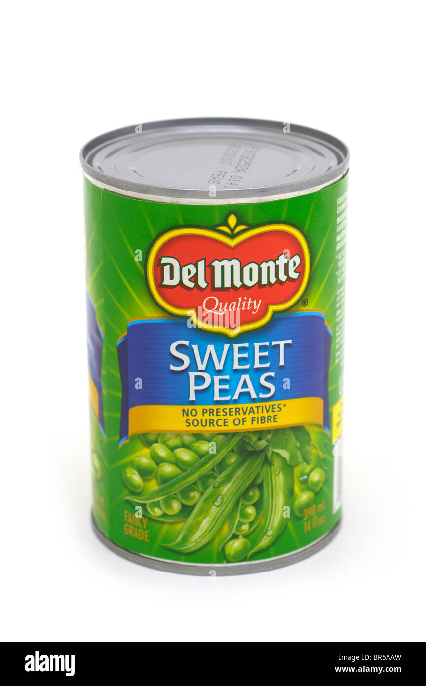 CAN/boîte de conserve de petits pois Photo Stock - Alamy