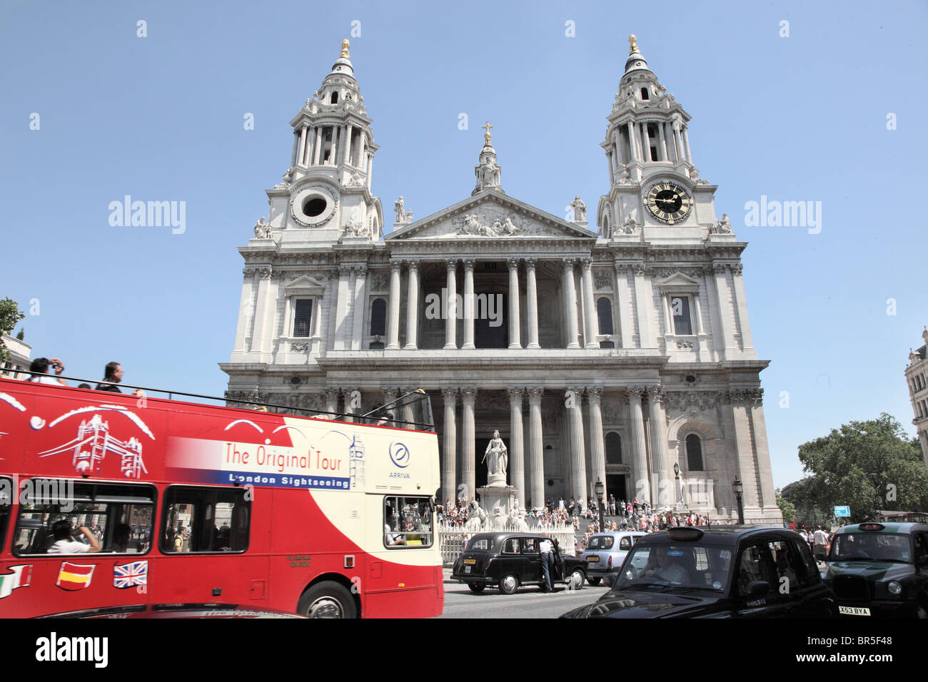 Open top red london bus Banque de photographies et d’images à haute ...
