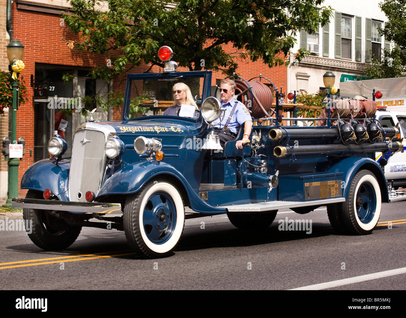 Vintage fire truck Banque de photographies et d’images à haute ...