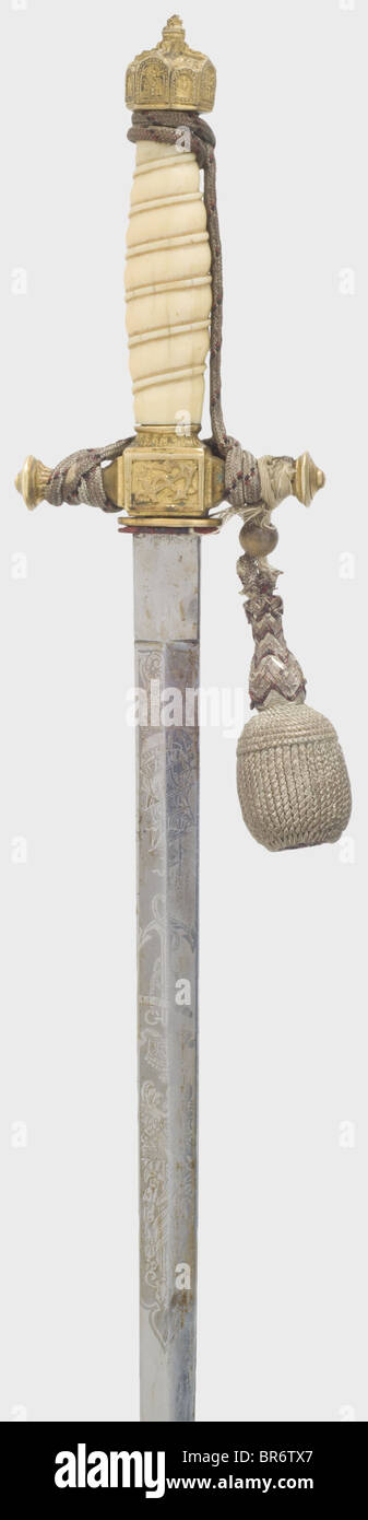 Un poignard et des dédicaces du lieutenant Walter Issel., poignard d ...