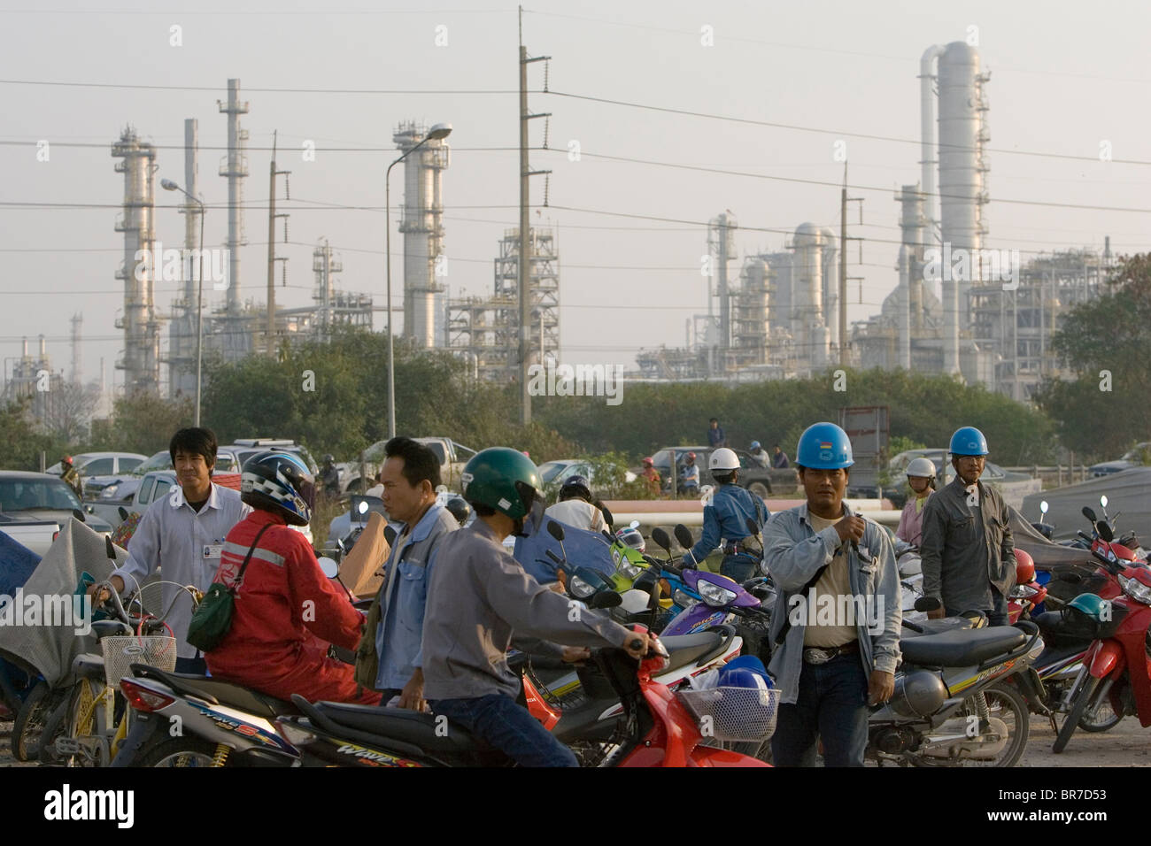 La zone industrielle de Map Ta Phut Photo Stock - Alamy