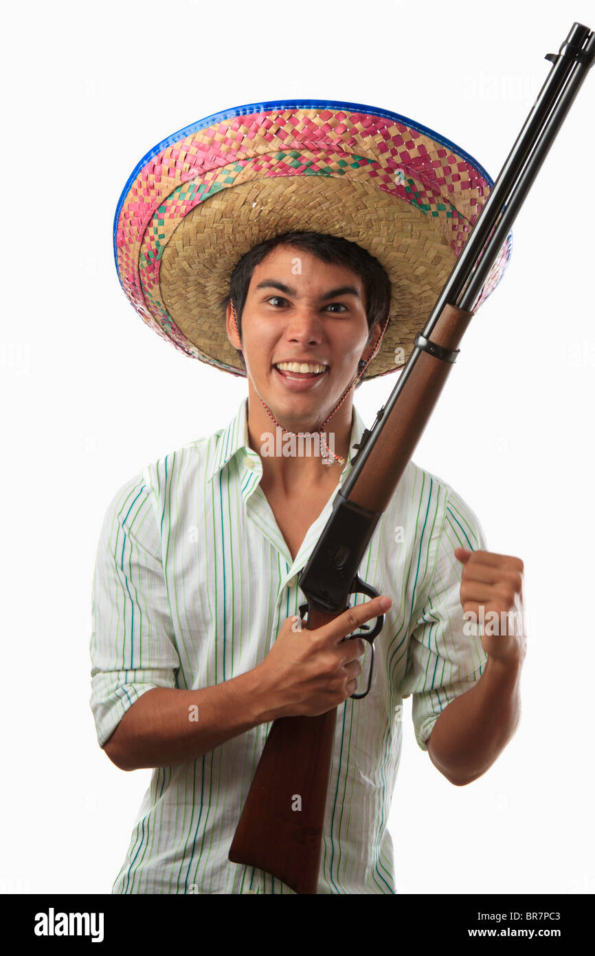 Homme mexicain sombrero Banque de photographies et d’images à haute ...
