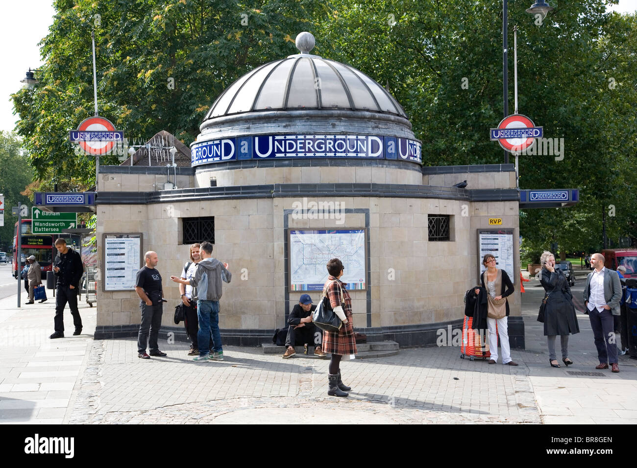 La station de métro Clapham Common Photo Stock - Alamy