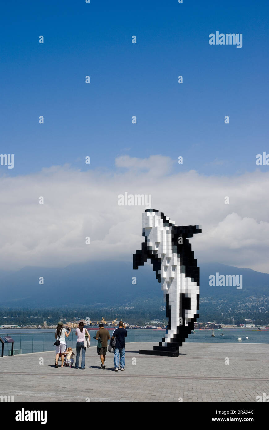 Pixel orca sculpture Banque de photographies et d’images à haute ...