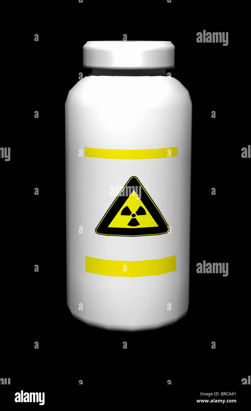 Avertissement de rayonnement radioactif Banque de photographies et d ...