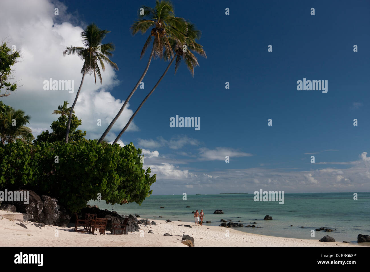 Cook island couple lune de miel Banque de photographies et d’images à ...