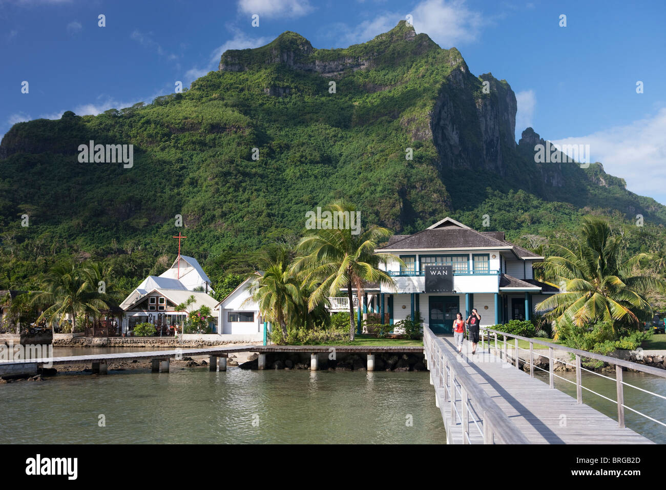 Vaitape Bora Bora Banque d'image et photos - Alamy