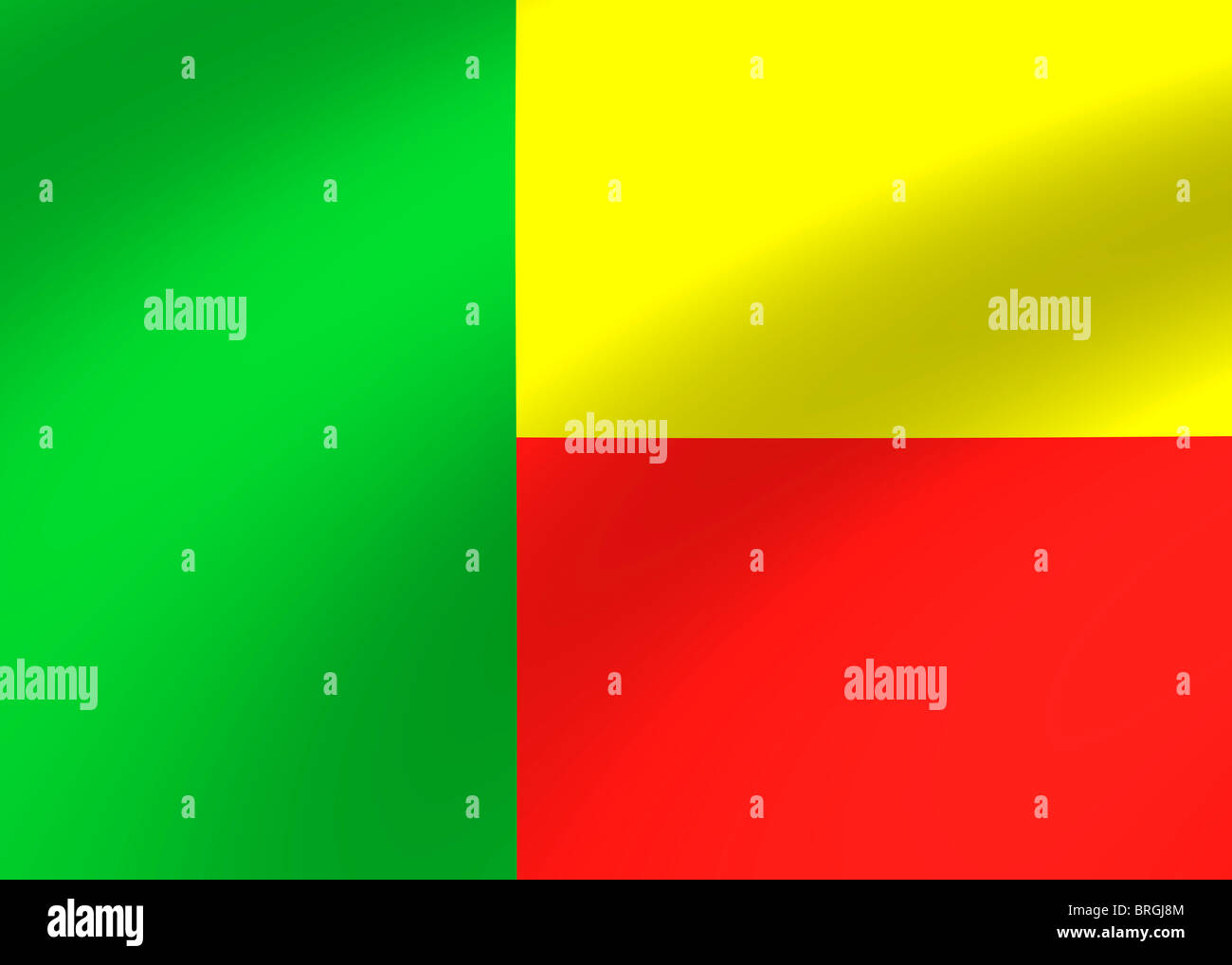 drapeau du Bénin Photo Stock - Alamy