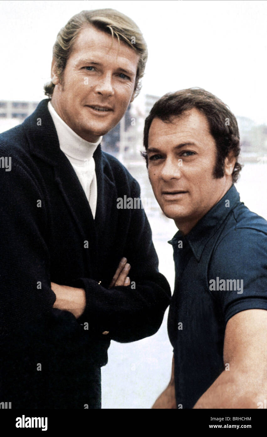 The Persuaders Tony Curtis Roger Moore Banque d'image et photos - Alamy
