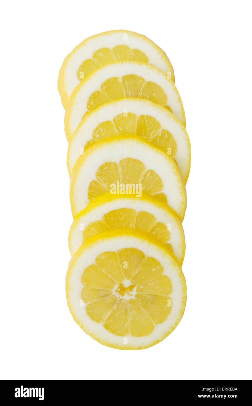 Tranches de citron Banque de photographies et d’images à haute ...