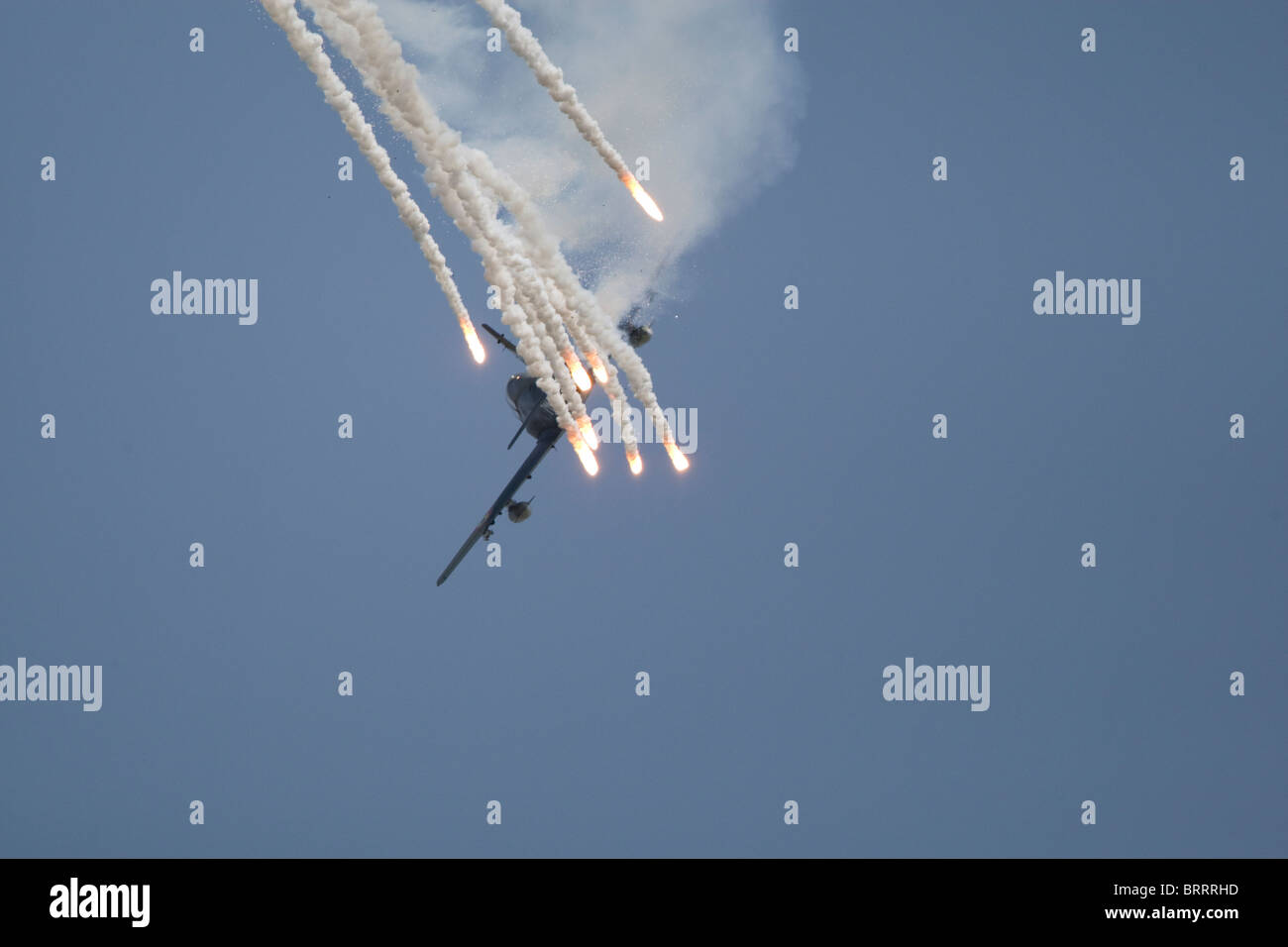 Jet Fighter Avion Bleu Ciel Airshow Avion 'activité de vol acrobatique ...