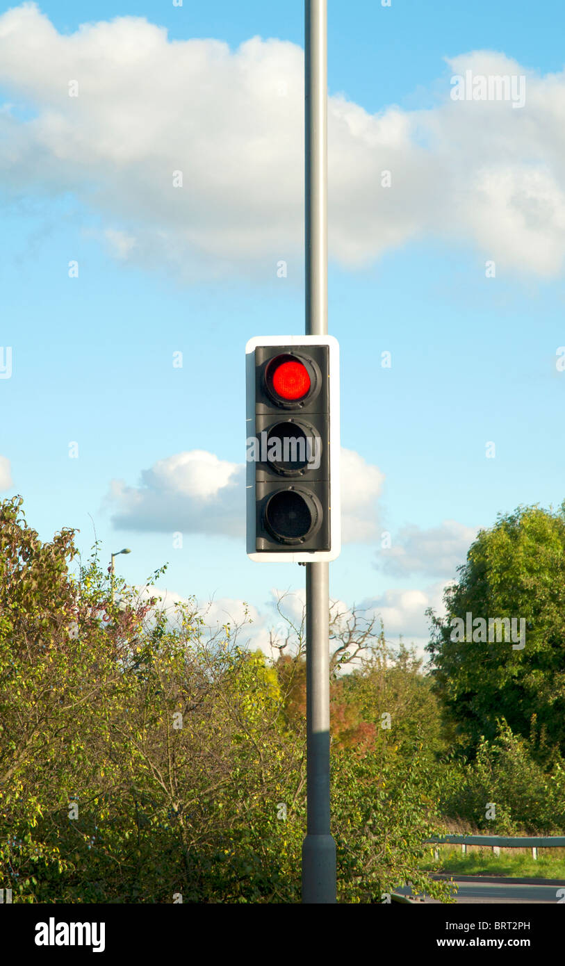 Feux de circulation rouge Banque de photographies et d’images à haute ...