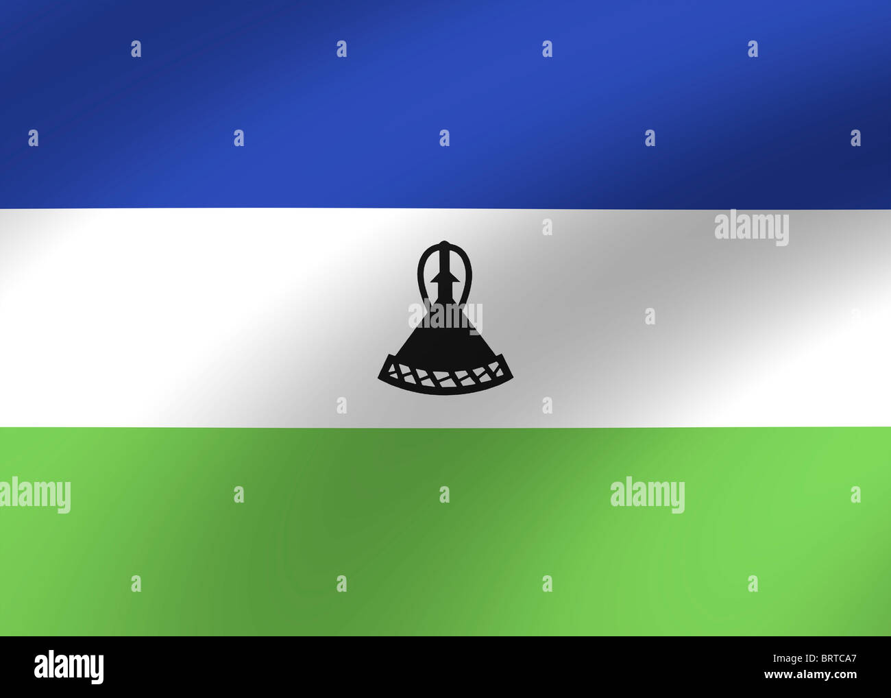 Drapeau lesothan Banque de photographies et d’images à haute résolution ...