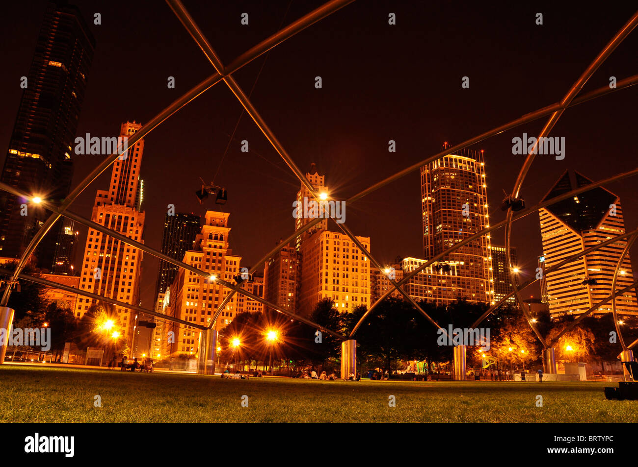 Jay pritzker bandshell chicago millennium park Banque de photographies ...