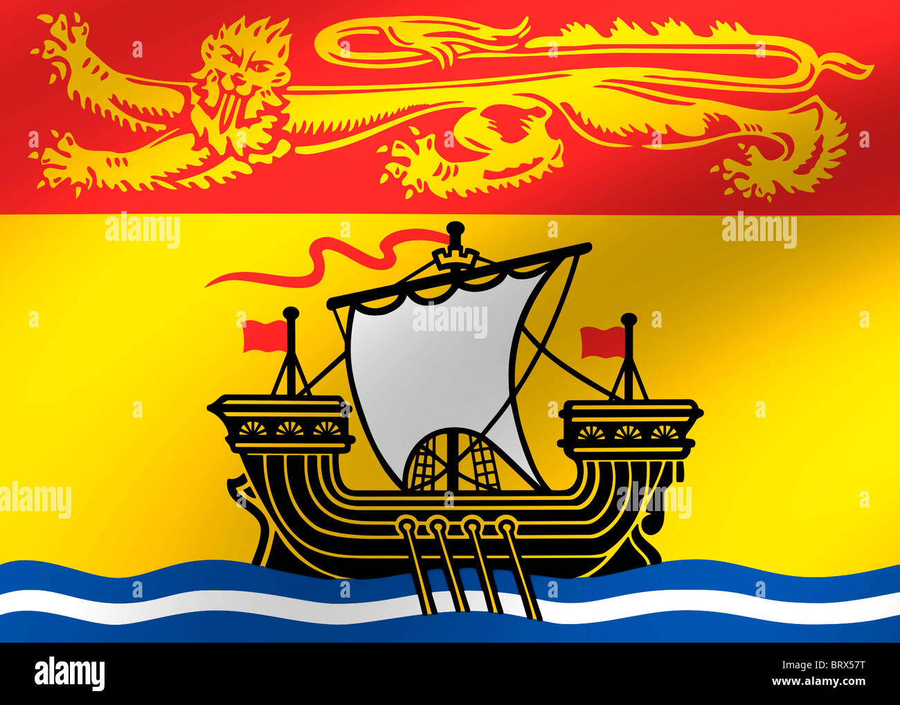 Drapeau du nouveau brunswick Banque de photographies et d’images à ...