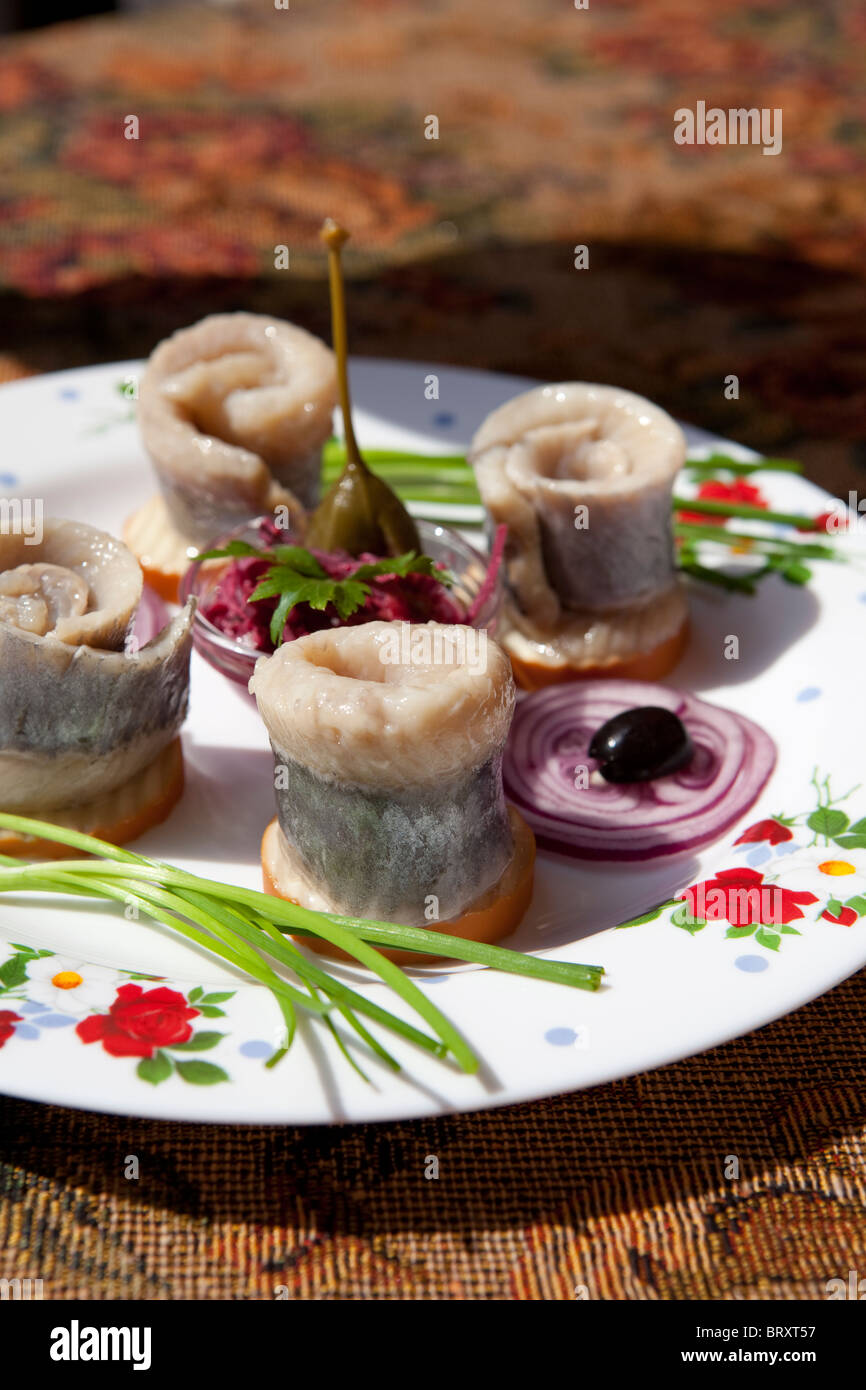 Herring dish Banque de photographies et d’images à haute résolution - Alamy
