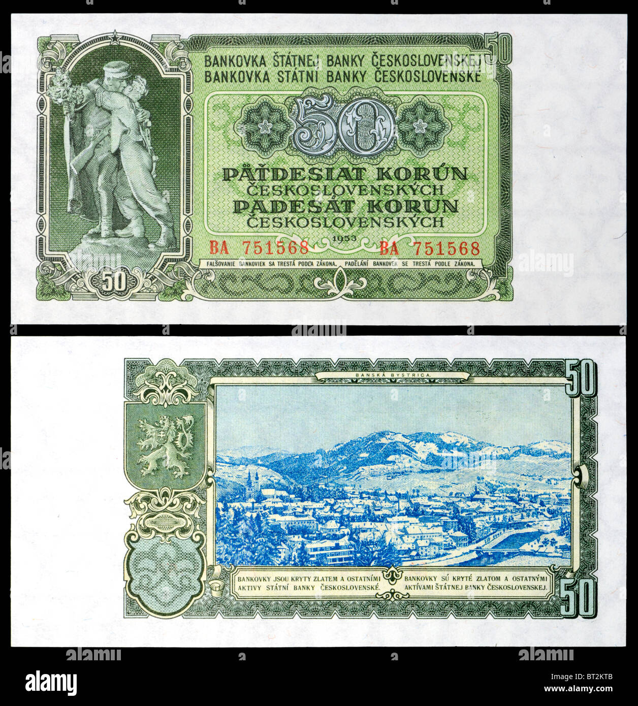 Conception d'un billet de 50 couronnes en couronnes Banque de ...