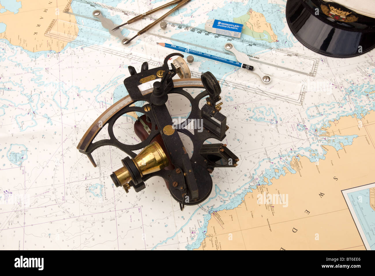 Sextant map Banque de photographies et d’images à haute résolution - Alamy