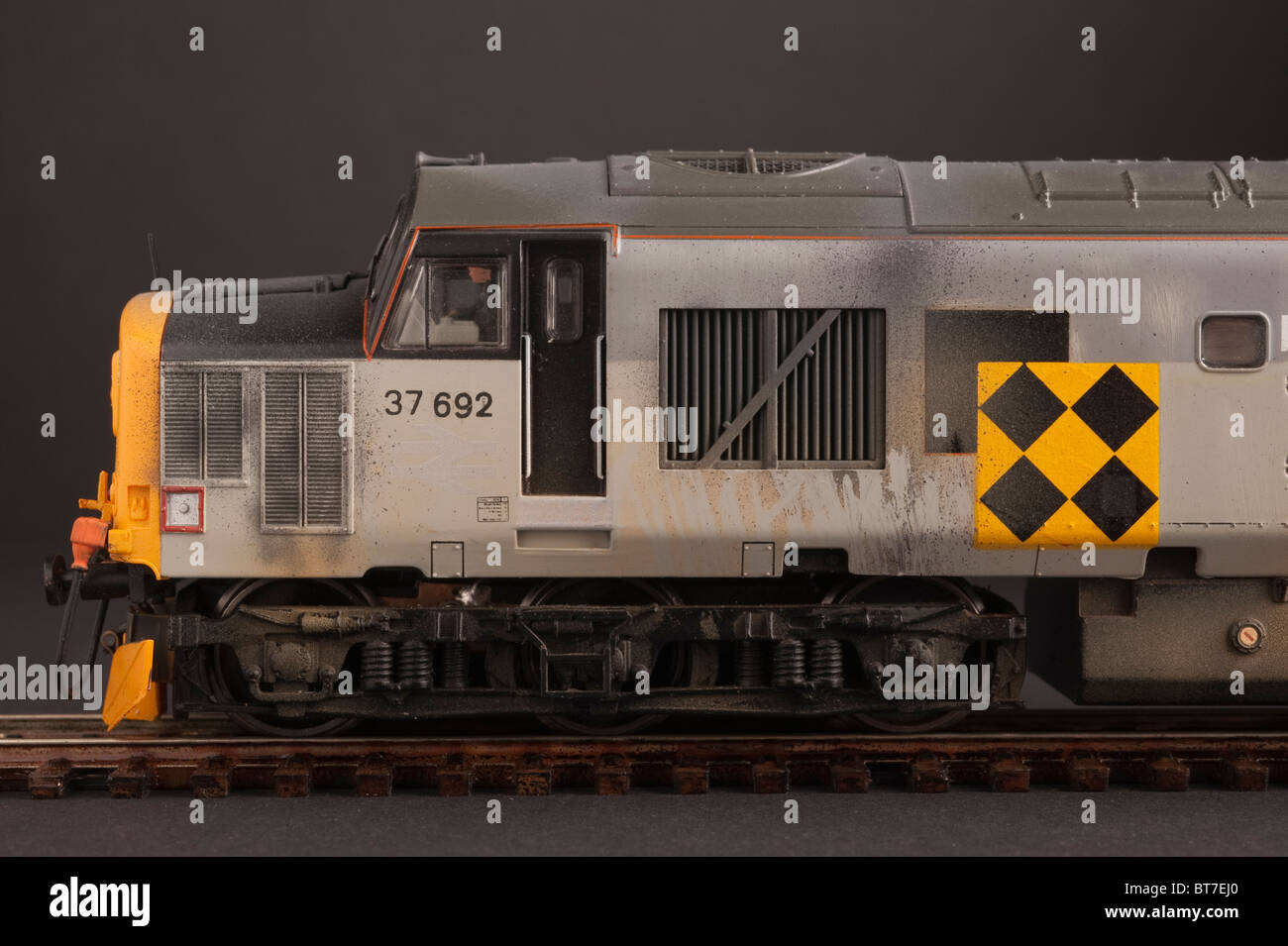La classe 37 Locomotive Diesel BR, secteur du charbon Railfreight ...