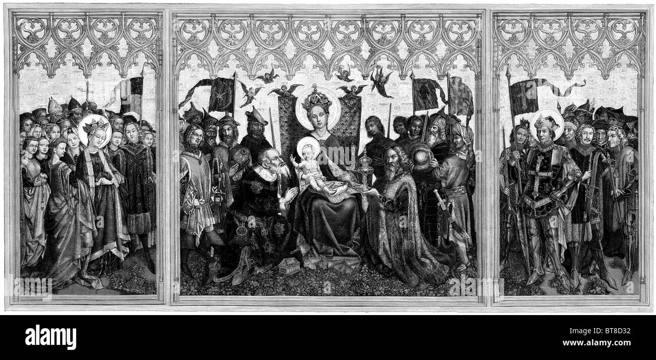Vierge marie avec enfant lochner Banque d'images noir et blanc - Alamy Vierge marie avec enfant lochner Banque d'images noir et blanc - Alamy