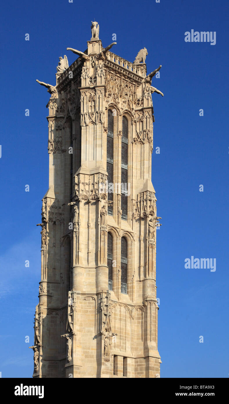 Paris tour st jacques Banque de photographies et d’images à haute ...