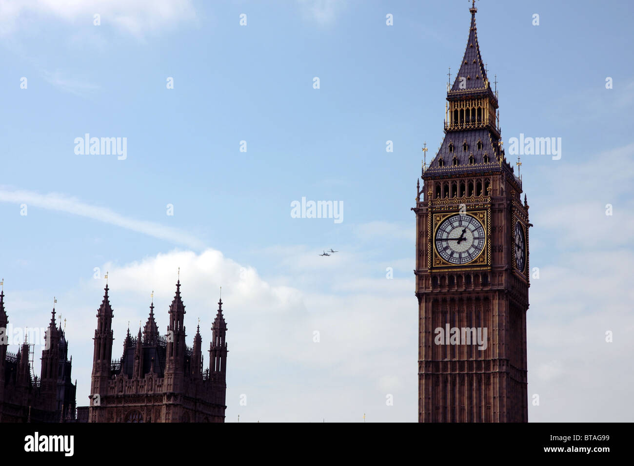 Vue sur le Big Ben et le Westminster Hall Photo Stock - Alamy