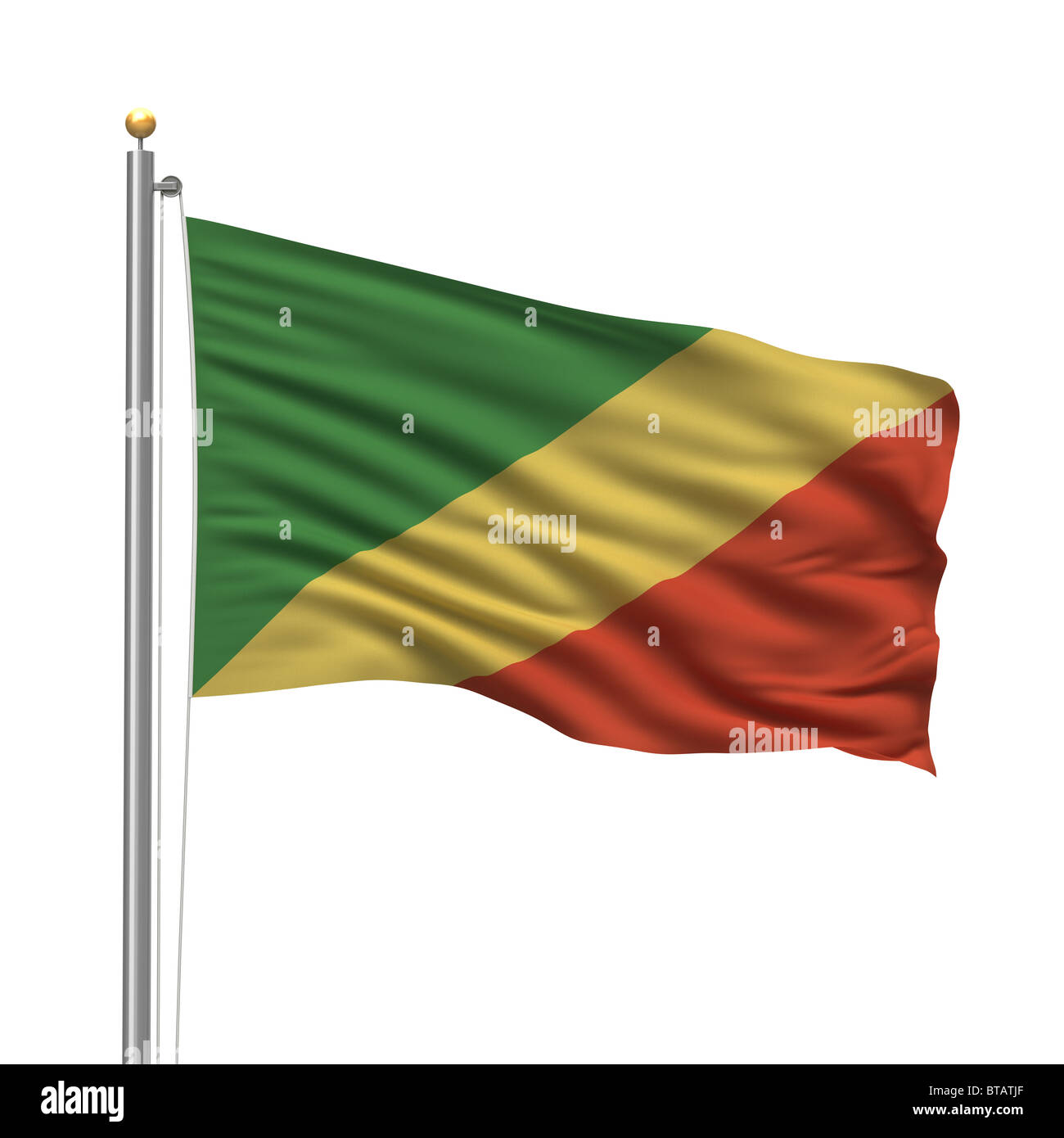 Drapeau National Du Congo Banque d'image et photos - Alamy