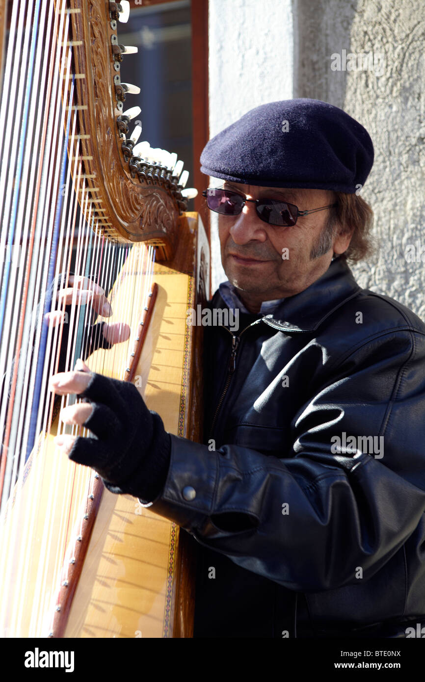 Joueur de harpe moyen age Banque de photographies et d’images à haute ...