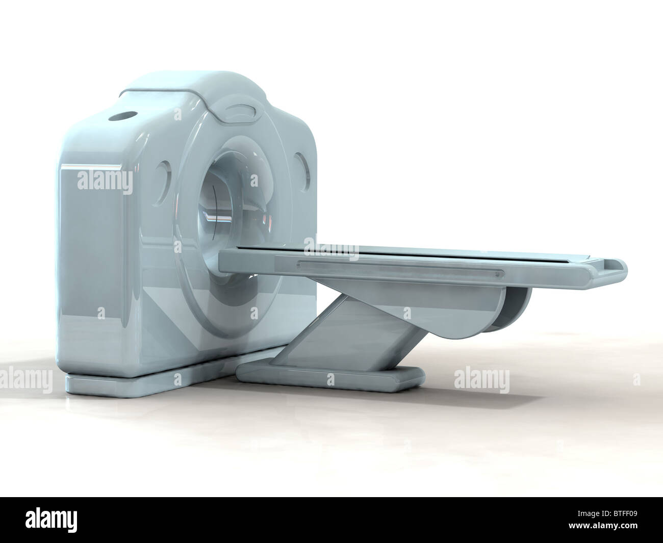 3D render of a la tomographie axiale ou cat ct scanner. Les analyses ...