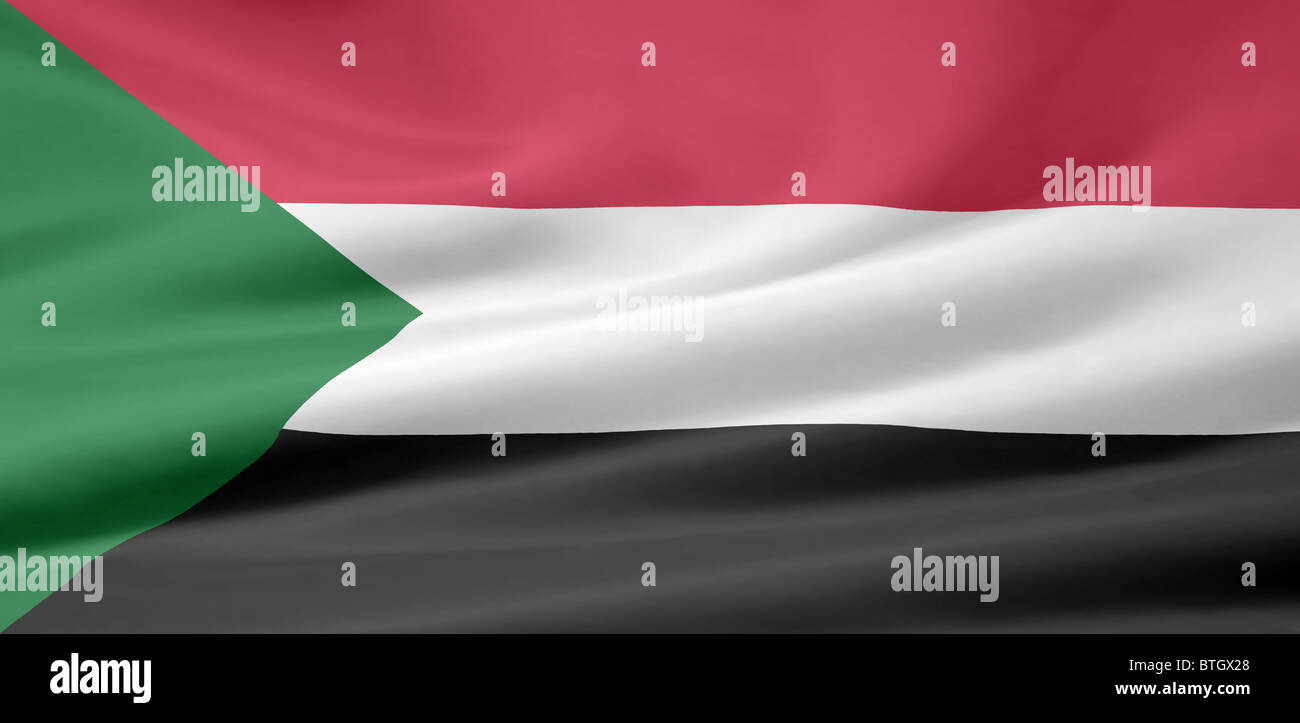 Drapeau du soudan Banque de photographies et d’images à haute ...