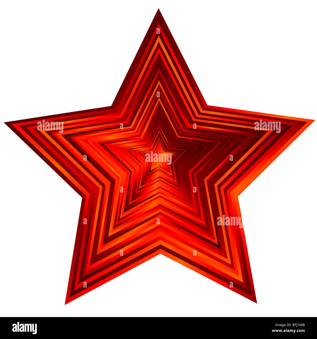 étoile rouge Banque d'images détourées - Alamy