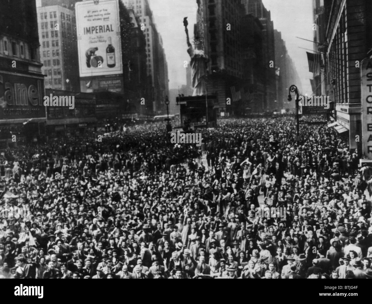 Times Square New York 1940s Banque d'image et photos - Alamy