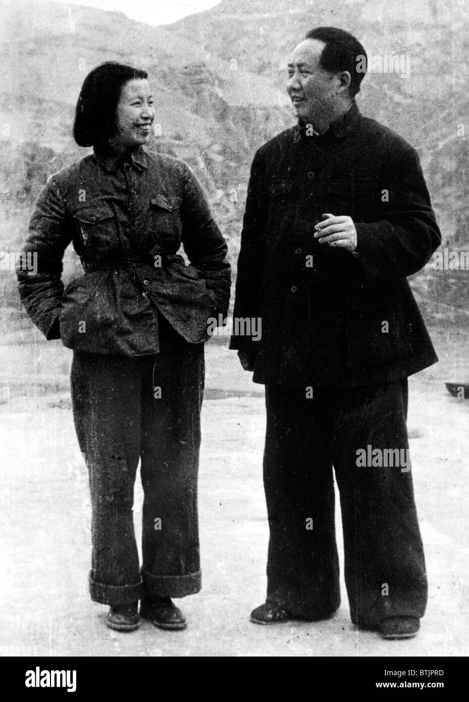 Ping (LAN) et Madame Mao Mao Tse-Tung, Chine, 1945 Photo Stock - Alamy