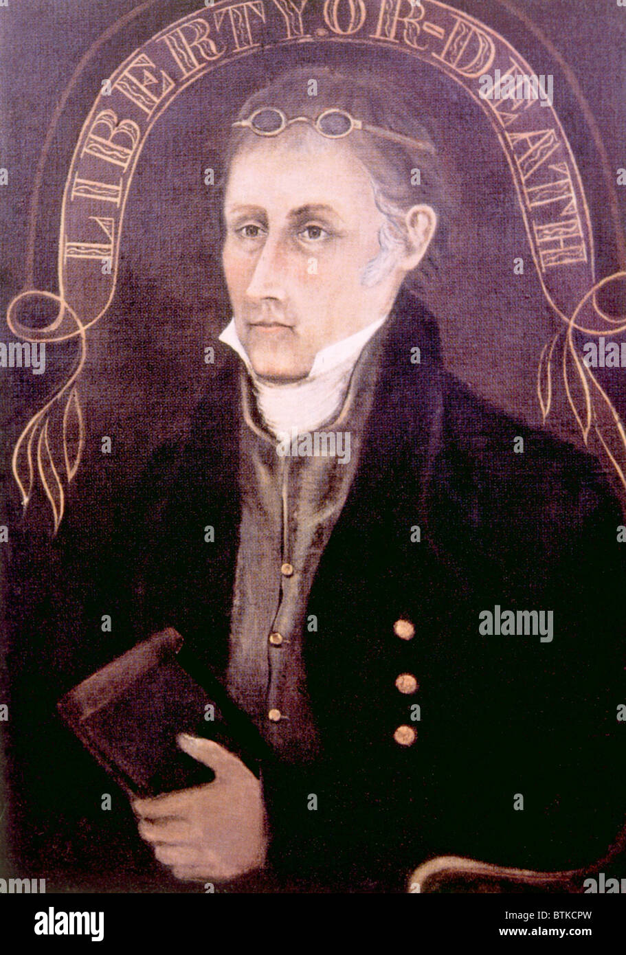 Patrick henry portrait Banque d'image et photos - Alamy